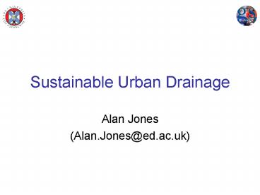 Sustainable Urban Drainage presentation | free to view