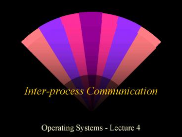 Interprocess Communication presentation | free to view