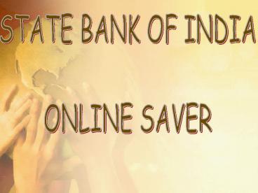 STATE BANK OF INDIA presentation | free to view