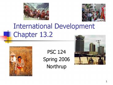 PPT – International Development Chapter 13'2 PowerPoint presentation ...