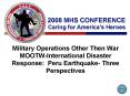 PPT – Military Operations Other Than War MOOTW PowerPoint presentation ...