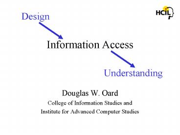 Information Access presentation | free to download