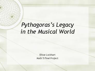 Pythagoras presentation | free to download
