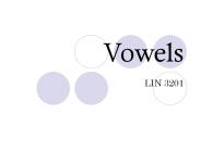 PPT – VOWELS PowerPoint presentation | free to download - id: 40bbc9-MmJiM