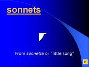 PPT – Sonnets PowerPoint presentation | free to view - id: 119e92-ZWJlY