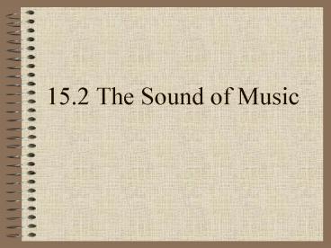 15'2 The Sound of Music presentation | free to view