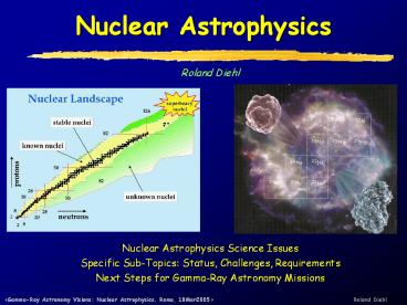 Nuclear Astrophysics presentation | free to download