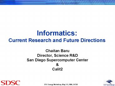 Informatics: Current Research and Future Directions presentation | free ...