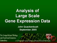 PPT – Gene Expression Data Analysis PowerPoint presentation | free to ...