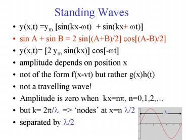 Standing Waves presentation | free to download