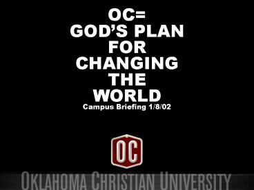 OC presentation | free to view