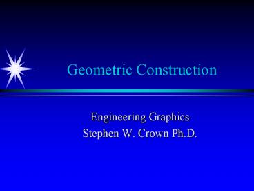 Geometric Construction presentation | free to view
