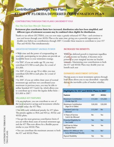 STATE OF FLORIDA DEFERRED COMPENSATION PLAN presentation | free to view