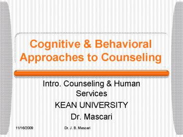 Cognitive presentation | free to view