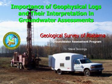 Importance of Geophysical Logs and Their Interpretation in Groundwater ...