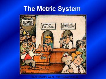The Metric System presentation | free to view