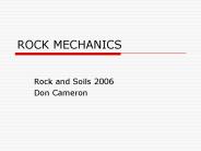PPT – ROCK MECHANICS: L4 PowerPoint presentation | free to view - id ...