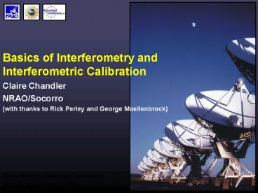 PPT – Basics of Interferometry and Interferometric Calibration ...