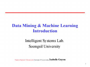PPT – Data Mining PowerPoint presentation | free to view - id: f2b22-NDI2Z
