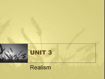 Realism presentation | free to view