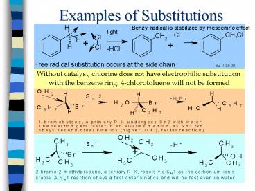 PPT – Examples of Substitutions PowerPoint presentation | free to view ...