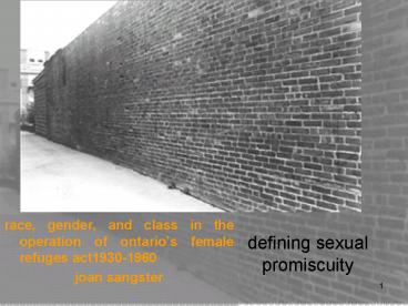 PPT – defining sexual promiscuity PowerPoint presentation | free to ...