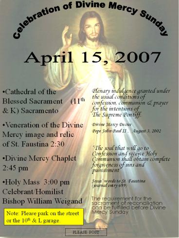 Celebration of Divine Mercy Sunday presentation | free to download