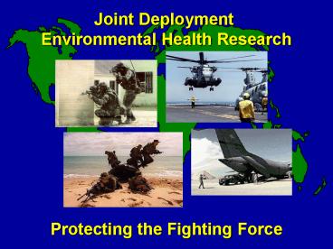 Joint Deployment presentation | free to view