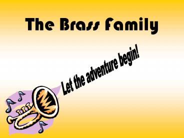 The Brass Family presentation | free to view