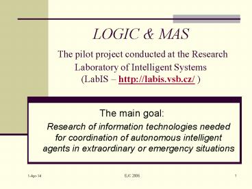 PPT – LOGIC PowerPoint presentation | free to download - id: fe5b3-ZDc1Z