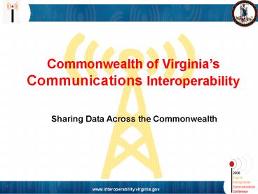 WebEOC in the Virginia Emergency Operations Center presentation | free ...