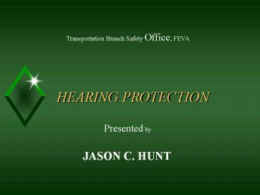HEARING PROTECTION presentation | free to view