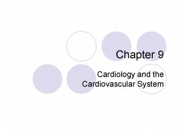 PPT – Cardiology and the Cardiovascular System PowerPoint presentation ...