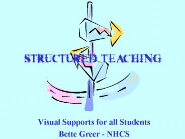 STRUCTURED TEACHING presentation | free to view