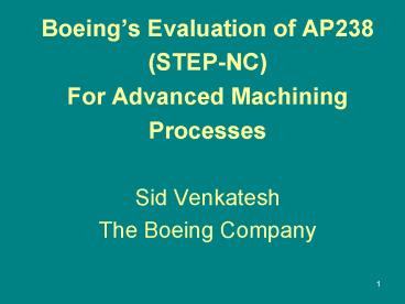 Boeing presentation | free to download