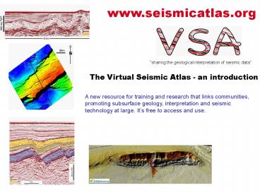 sharing the geological interpretation of seismic data presentation ...
