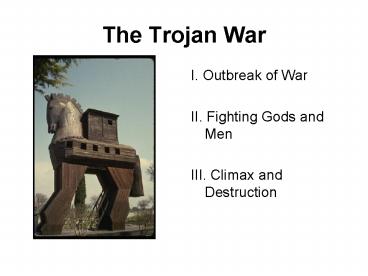 The Trojan War presentation | free to view