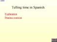 PPT – Telling time in Spanish: PowerPoint presentation | free to view ...