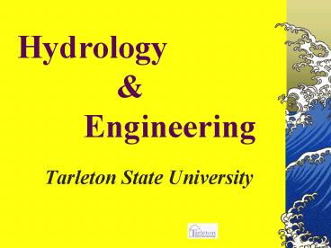 Hydrology presentation | free to view