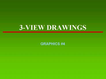 PPT – 3VIEW DRAWINGS PowerPoint presentation | free to view - id ...