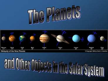 PPT – The Planets PowerPoint presentation | free to view - id: 10aa9d-NTFjN