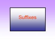 PPT – SUFFIXES PowerPoint presentation | free to view - id: 4014be-ZGRlY