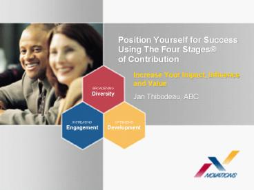 Position Yourself for Success Using The Four Stages of Contribution ...
