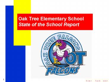 Oak Tree Elementary School State of the School Report presentation ...