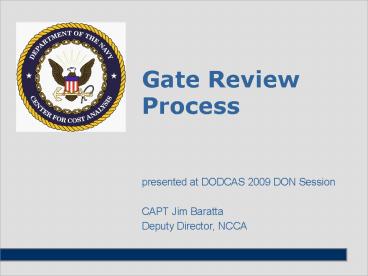 Gate Review Process presentation | free to view