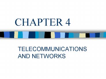 PPT – TELECOMMUNICATIONS AND NETWORKS PowerPoint presentation | free to ...