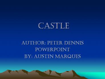 Castle presentation | free to view