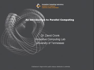 PPT – An Introduction to Parallel Computing PowerPoint presentation ...