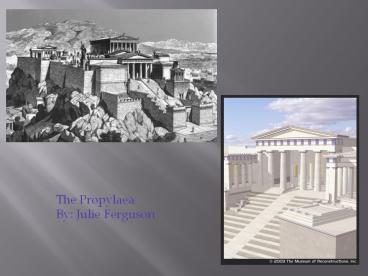 The Propylaea presentation | free to download