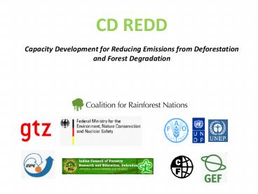 CD REDD Capacity Development for Reducing Emissions from Deforestation ...